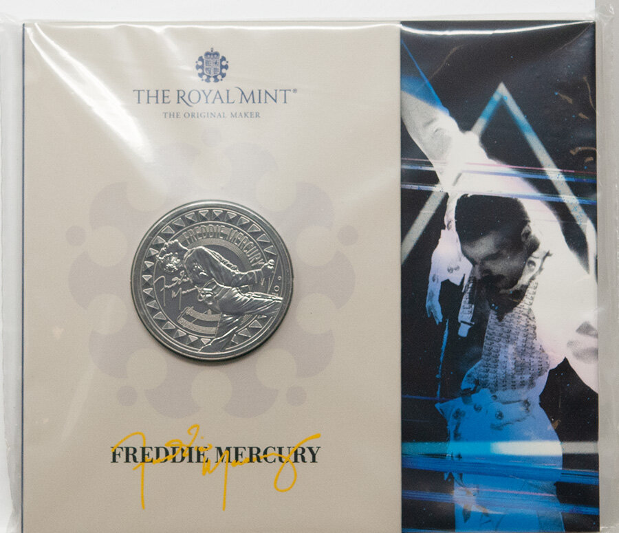 UK 5 Pfund 2025 Freddie Mercury BU Coin – The Royal Mint